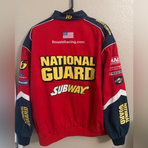 Nascar | Jackets & Coats | Vintage Nascar Casey Mears National Guard ...